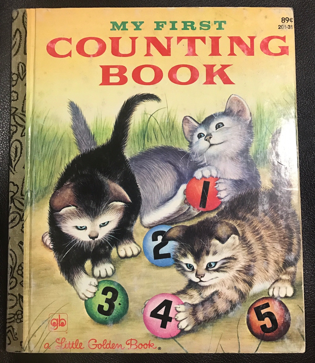 My First Counting Book Little Golden Book 1982 Lilian Moore Garth ...