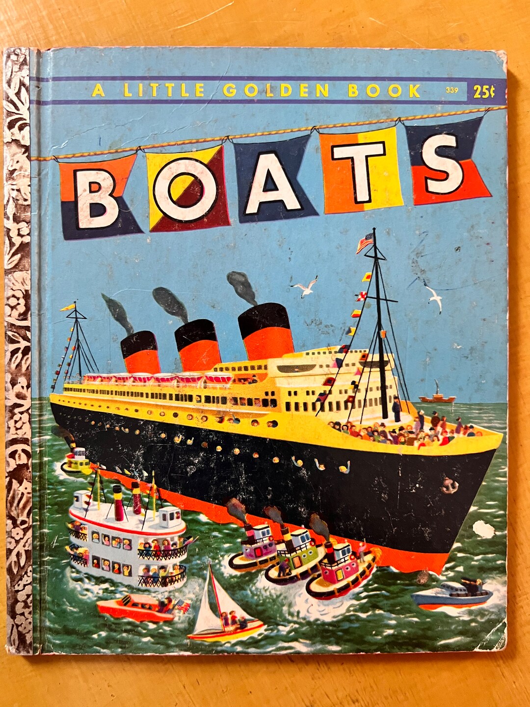 1951 Boats Little Golden Book “D” - Etsy
