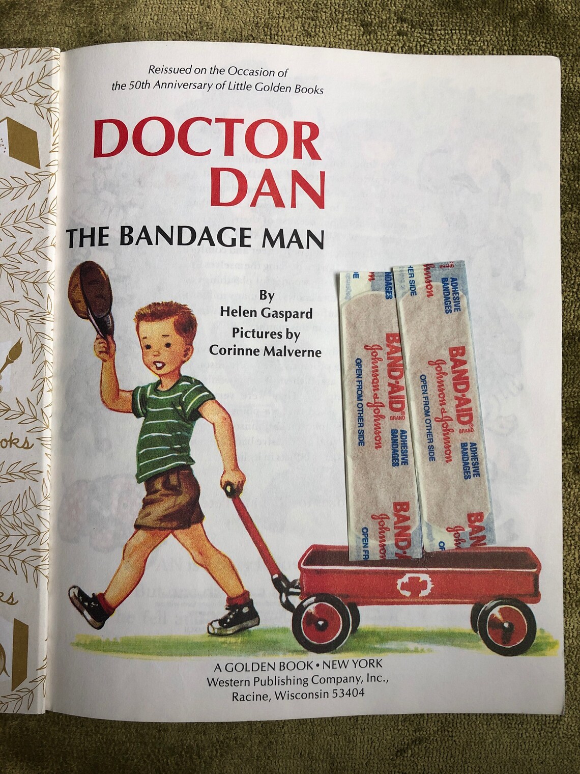 Little Golden Book Doctor Dan the Bandage Man 312-27 With | Etsy