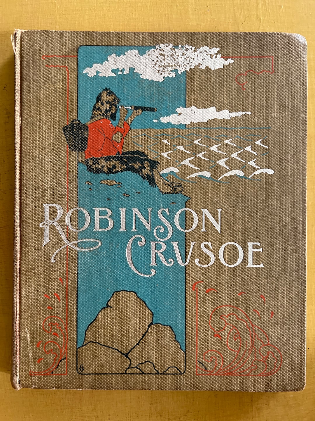RARE 1882 Robinson Crusoe in Words of One Syllable by Mary Godolphin ...