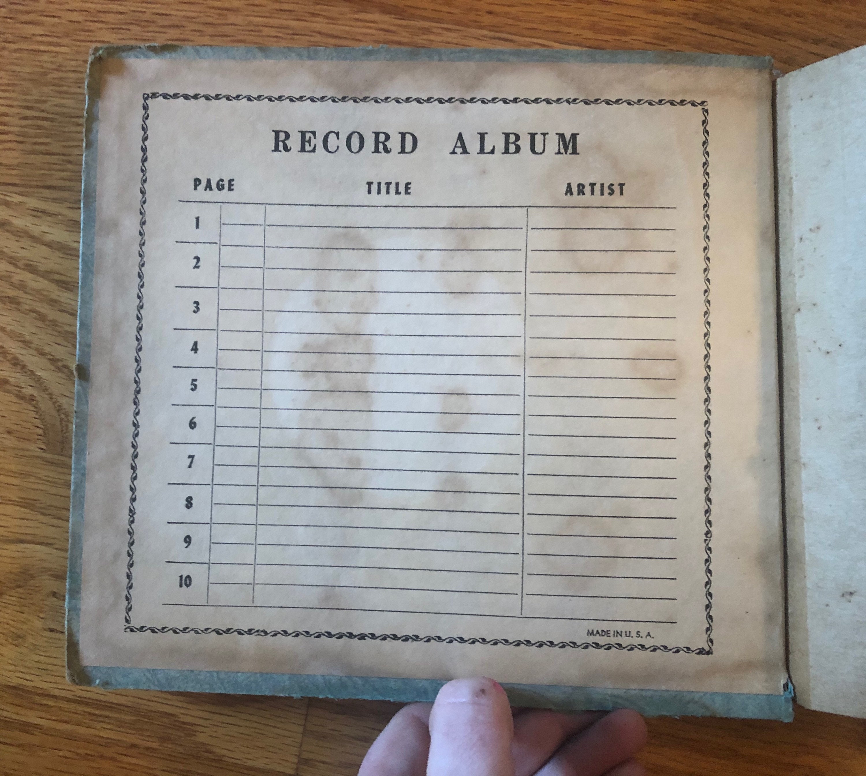 Vintage Antique Album 1950s records 45rpm 45 vinyl 7 | Etsy