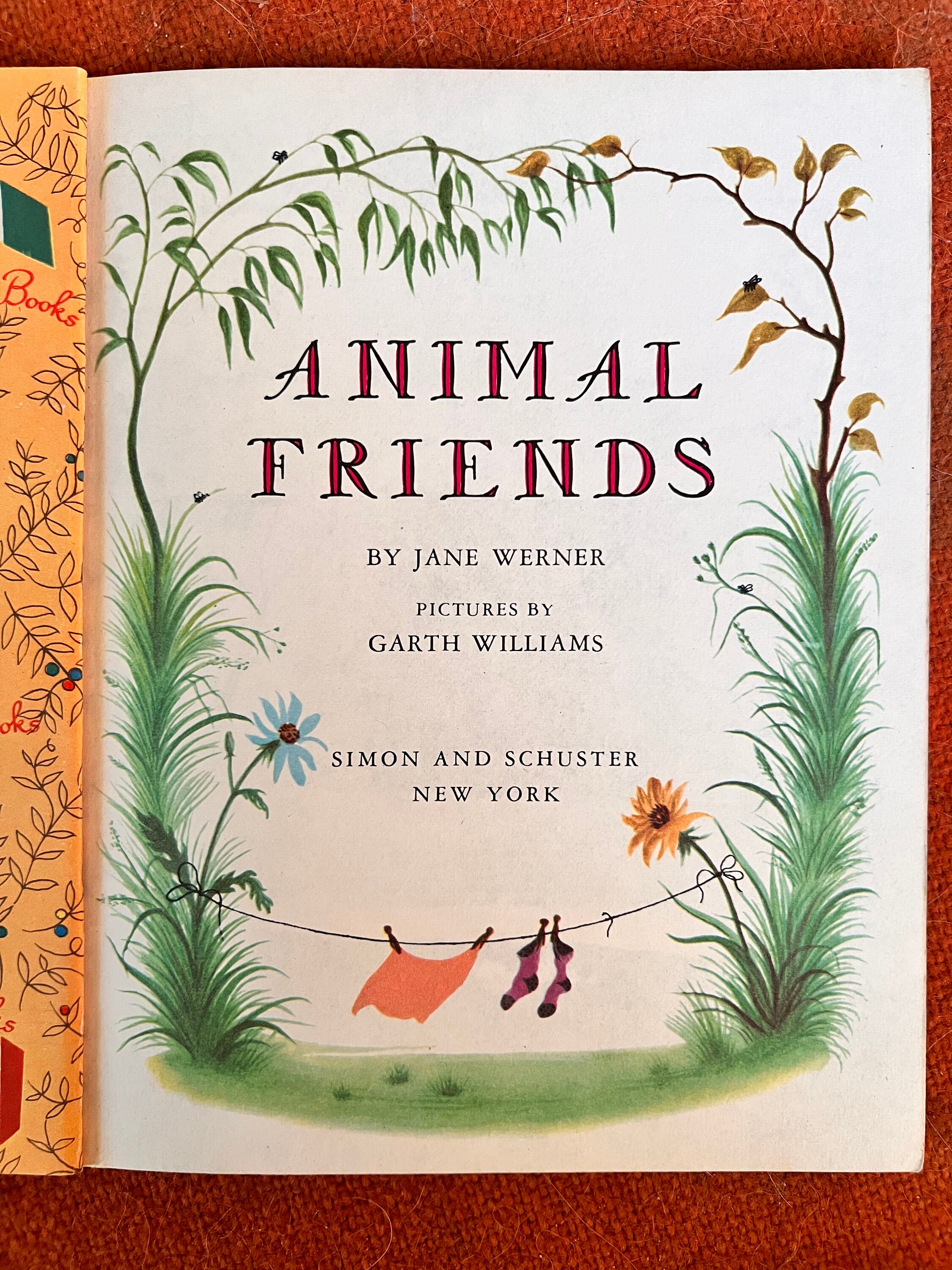 1953 Animal Friends Little Golden Book - Etsy