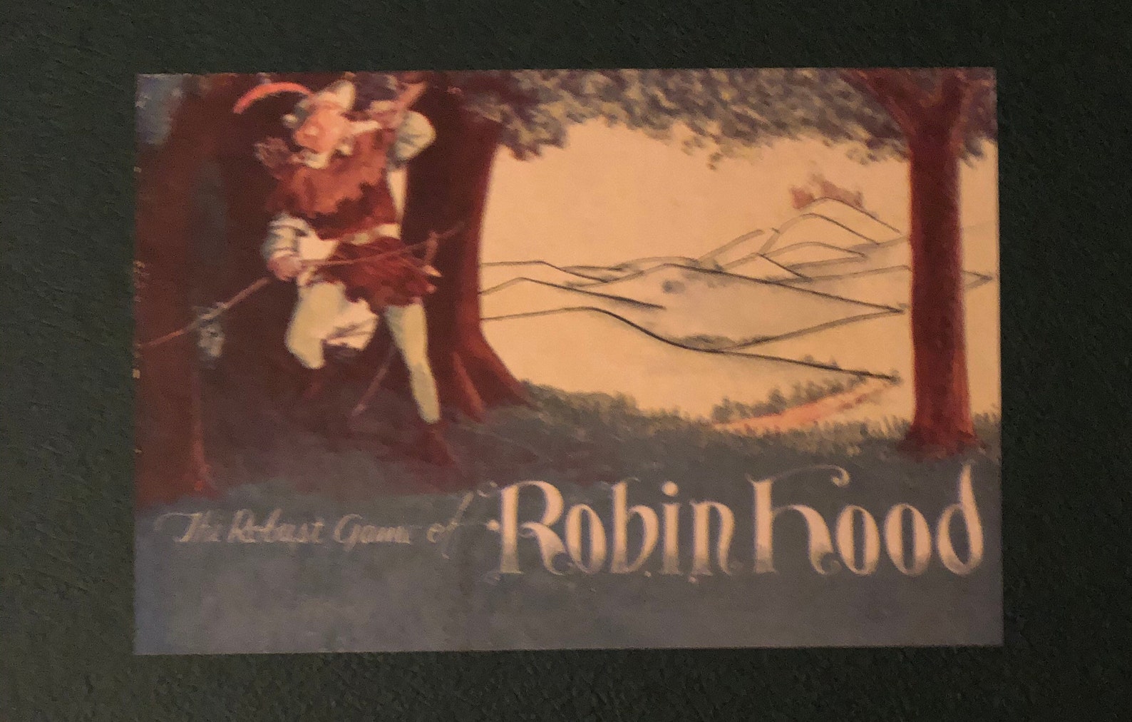 1950 the Robust Game of Robin Hood Board Game National Games - Etsy