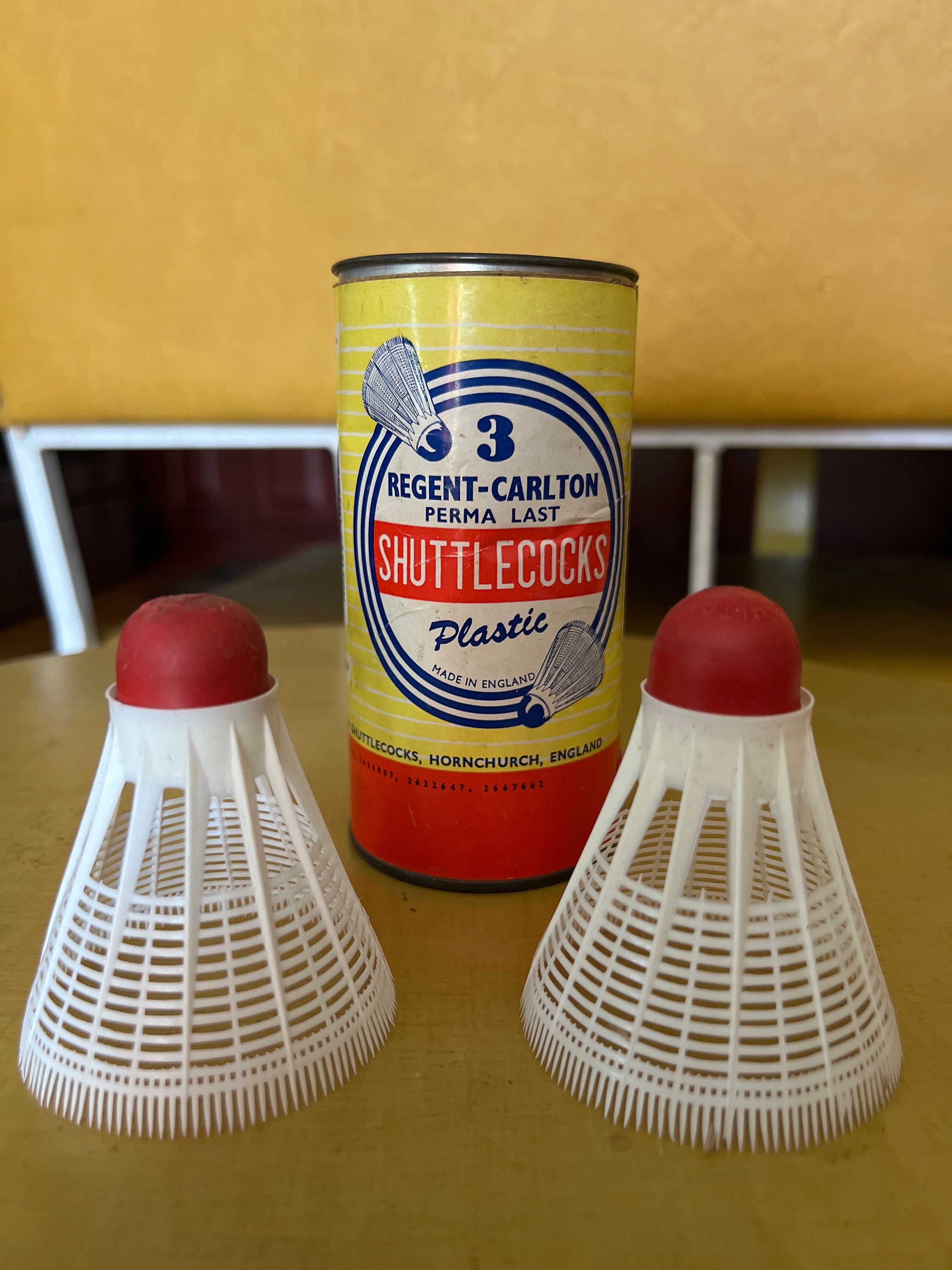 Vintage NOS Regent-carlton Shuttlecocks Plastic Perma Last Set of 2 - Etsy