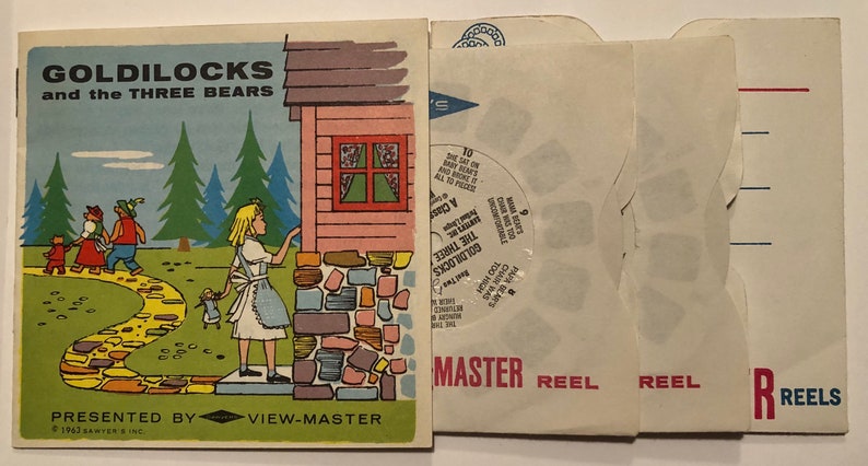Vintage 1963 Goldilocks and the Three Bears GAF View-master Reels - Etsy