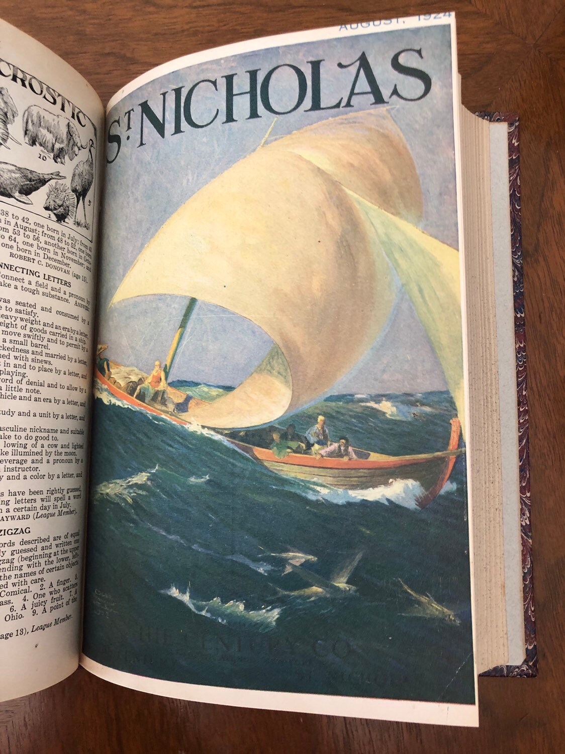 St. Nicholas Illustrated Magazine for Boys and Girls Vol LI | Etsy