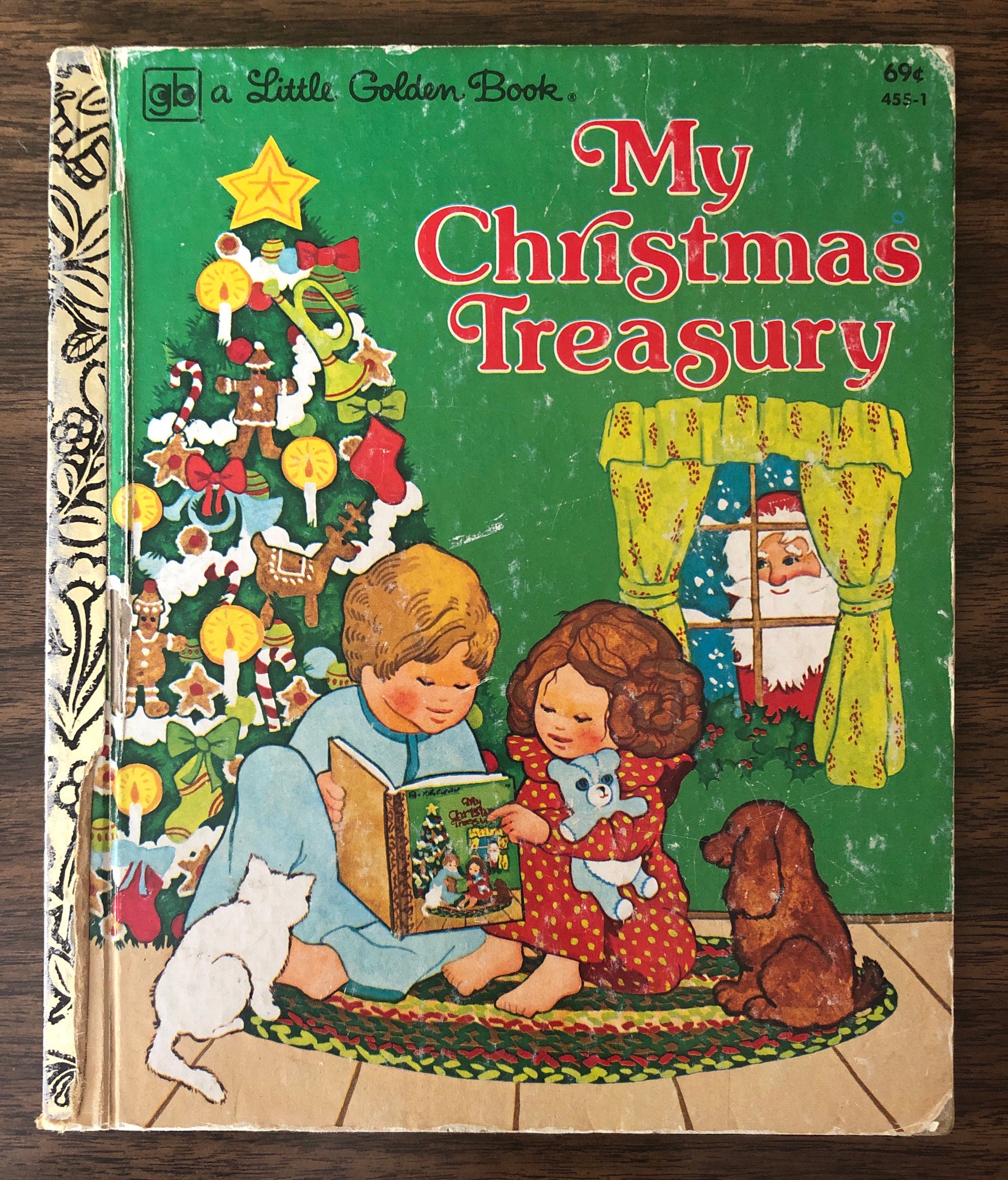 Vintage 1966 - A Little Golden Book - My Christmas Treasury - Etsy