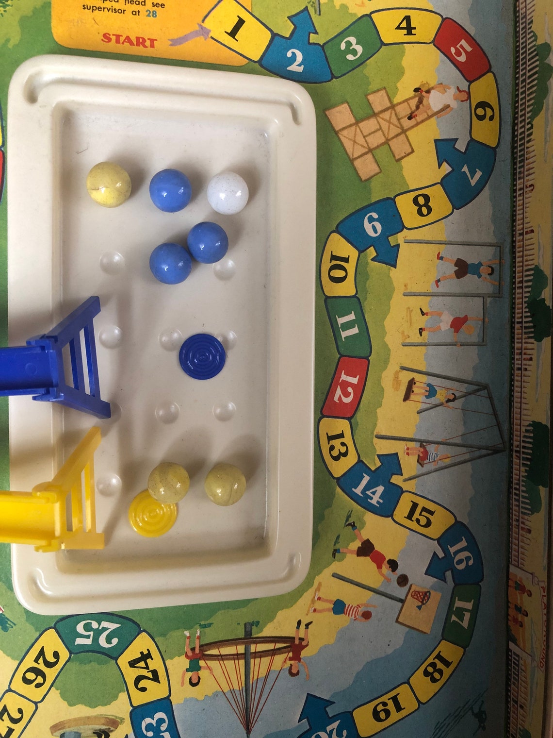Vintage 1956 Hassenfeld Bros. Hasbros Playground 1956 board | Etsy