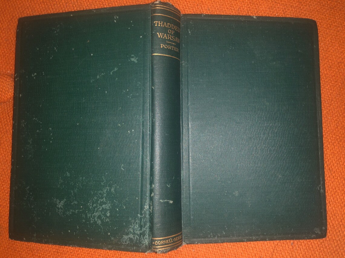 Thaddeus of Warsaw Miss Jane Porter A L Burt Cornell Series | Etsy