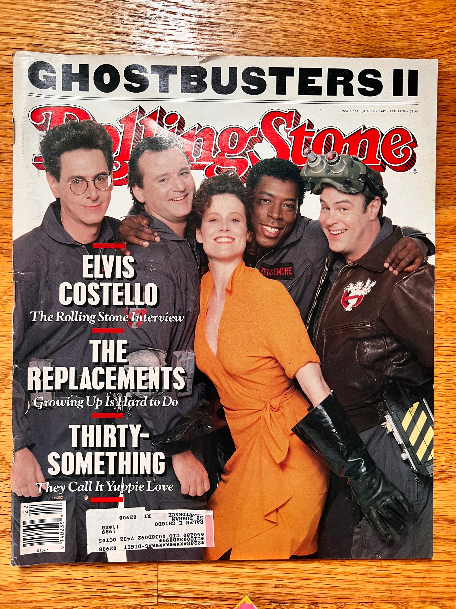 Vintage ROLLING STONE Magazine June 1, 1989 GHOSTBUSTERS - Nice - Etsy