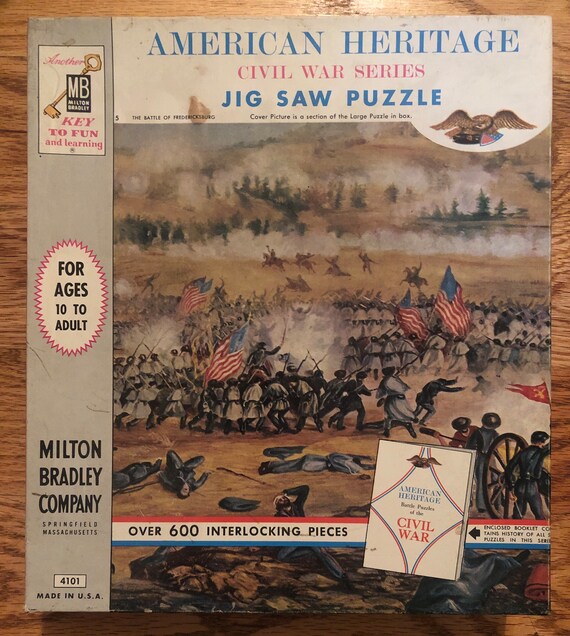 1961 American Heritage Civil War Series Jigsaw Jig Saw Puzzle - Etsy