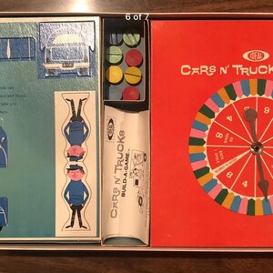 1961 Vintage Cars N Trucks Build-a-game Ideal Board Game RARE - Etsy
