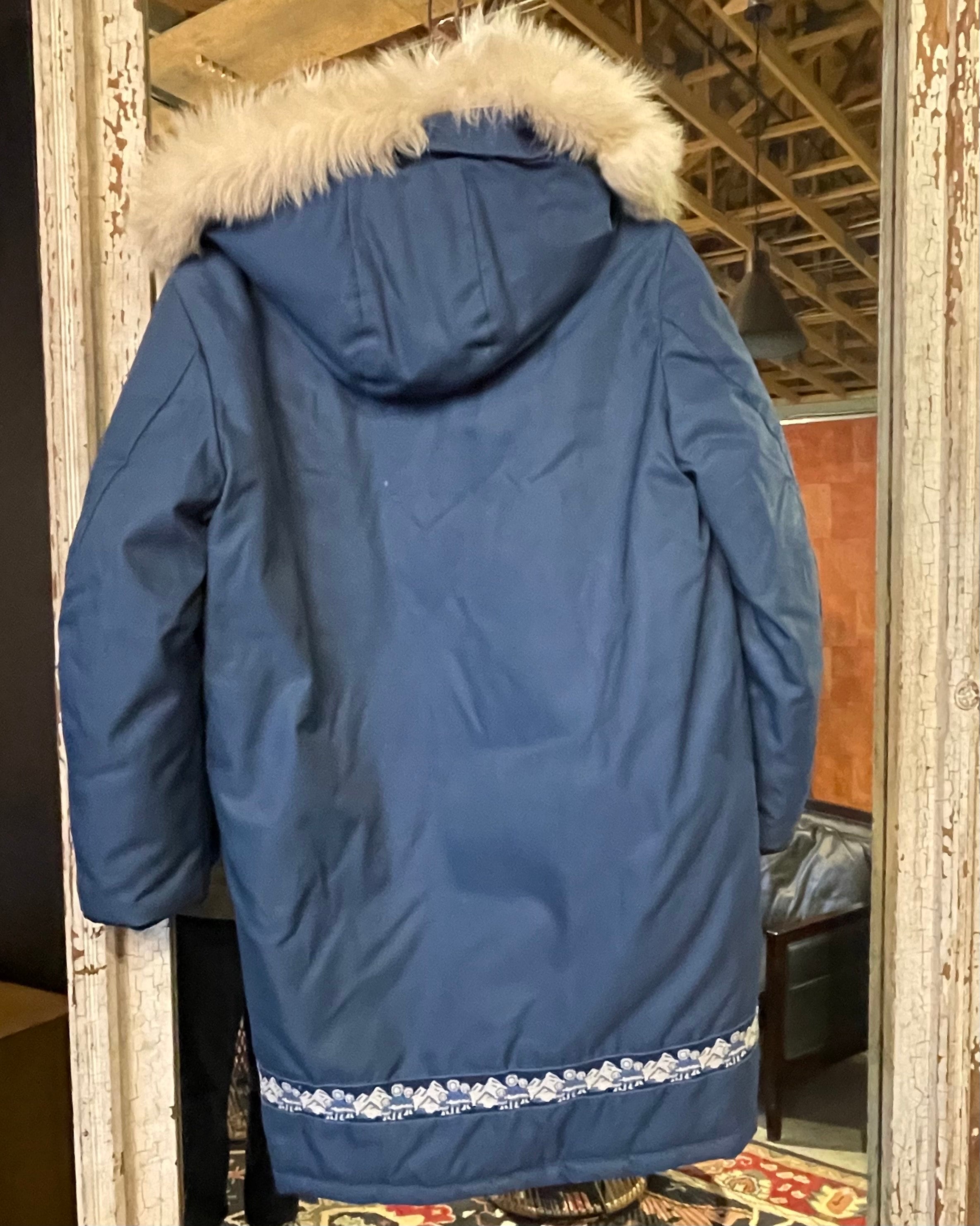 Vintage Canadian Eskimo / Inuit / Arctic Style Long Winter Parka Coat ...