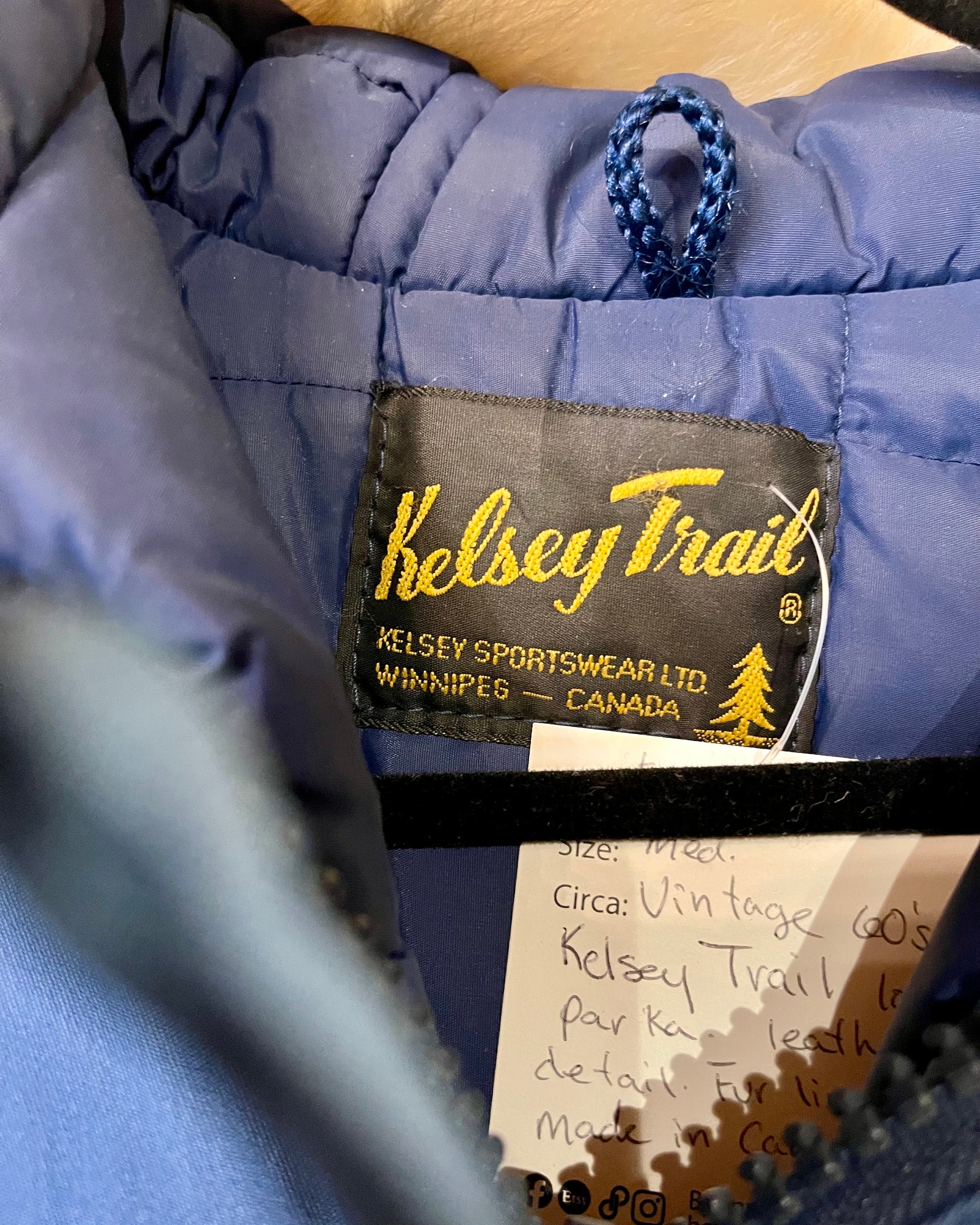 Vintage Canadian Eskimo / Inuit / Arctic Style Long Winter Parka Coat ...