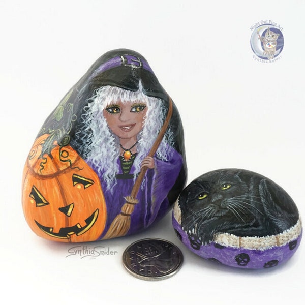 Painted Rocks Cats - Etsy