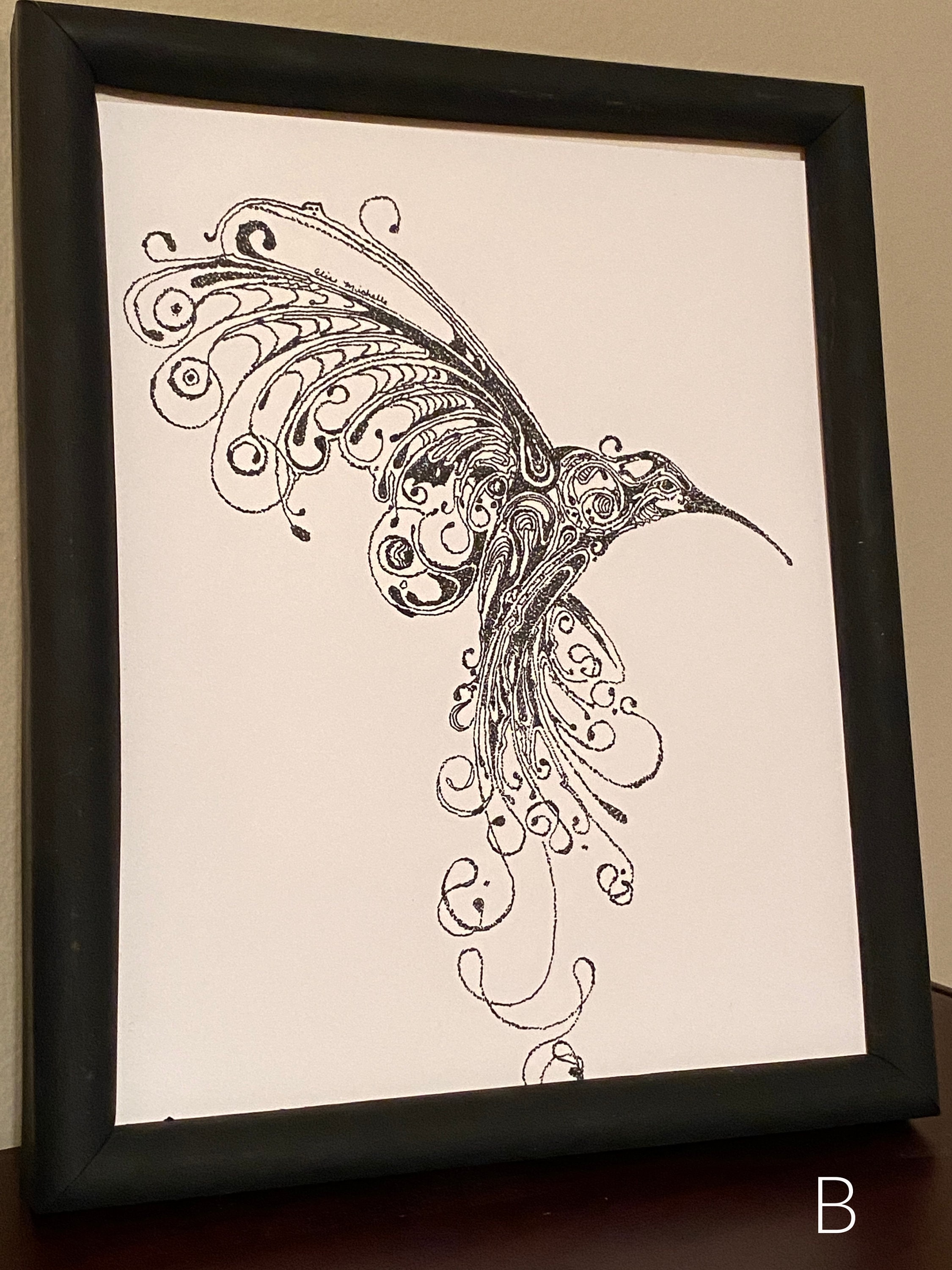 Hummingbird Original Ink Drawing - Etsy