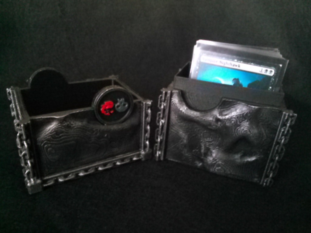 MTG Skull Deck Box | Etsy