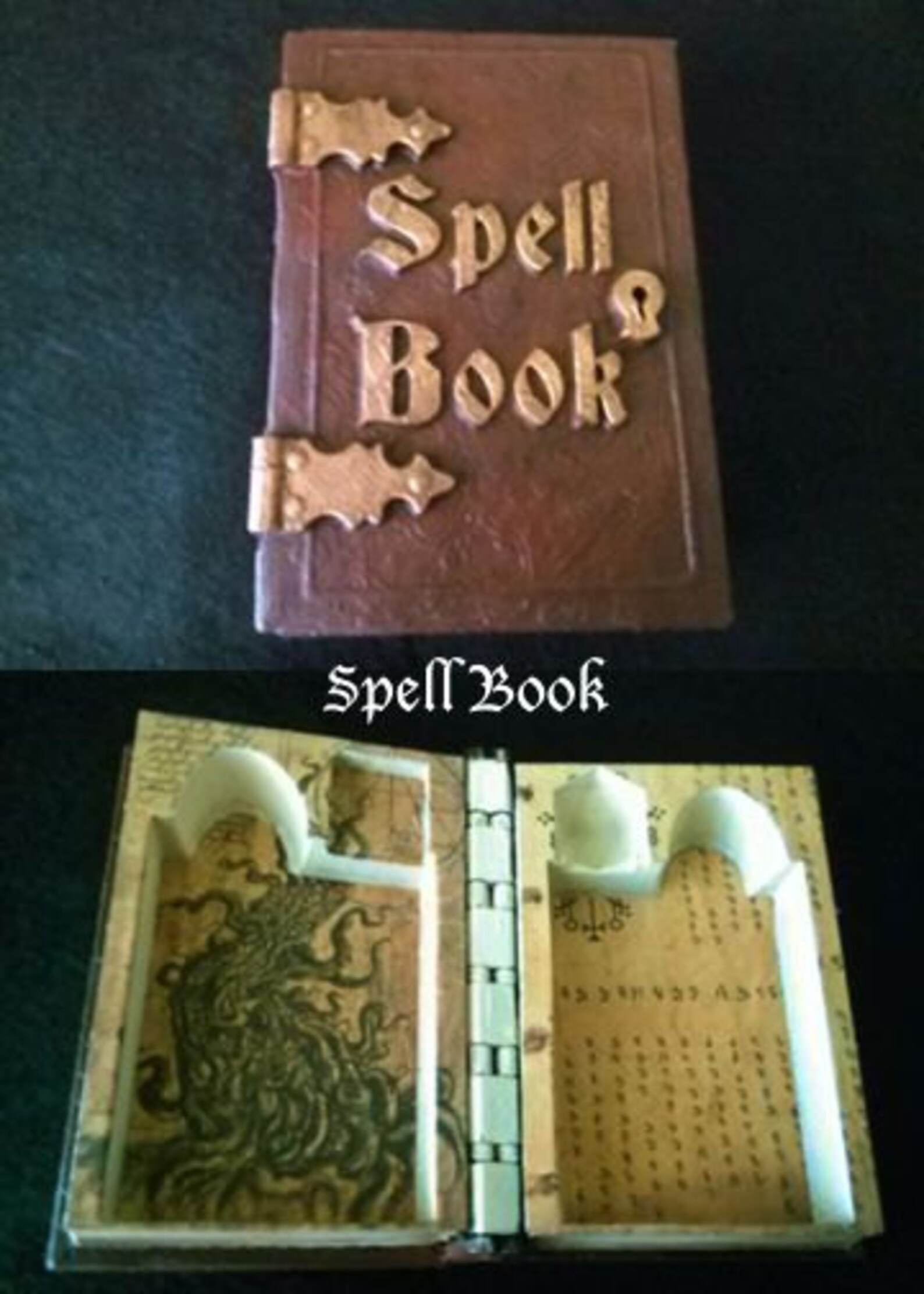 Spell Book Deck Box in 3 Styles - Etsy