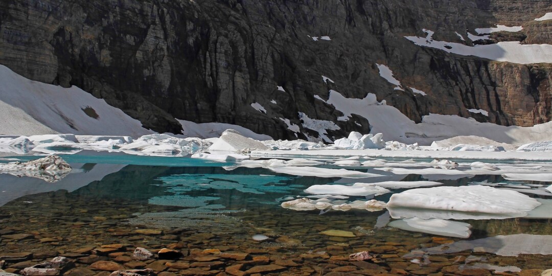 Cirque De Glace, Iceberg Lake, Glacier National Park, Teal, Aqua, Photo ...