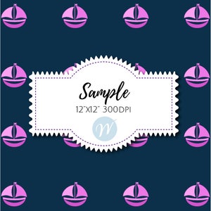 Navy Blue & Pink NAUTICAL Digital Papers, Nautical Backgrounds ...