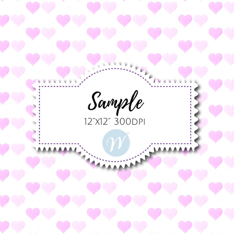 Heart Digital Papers, Heart Backgrounds, Valentines Digital Paper ...