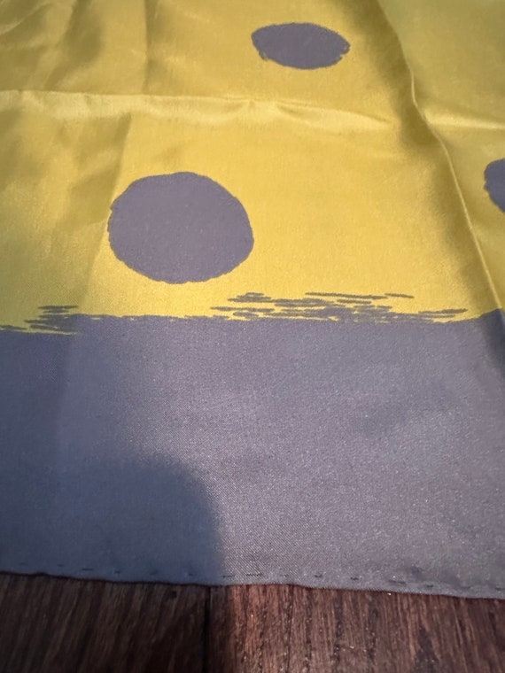 1960’s Polka Dot Silk Scarf - Gem