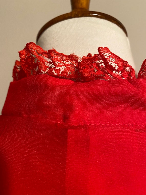 1970’s Western/Prairie Style Blouse w/ Bow - Gem