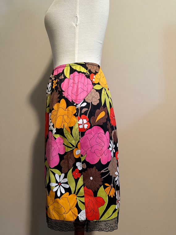 1960’s Vanity Fair Psychedelic Floral Half Slip - Gem