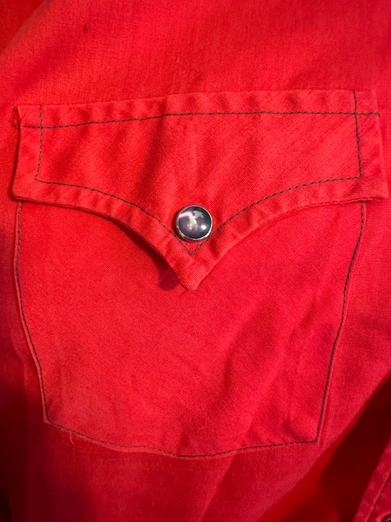 1970’s Wrangler Western Style Button Down Shirt - Gem