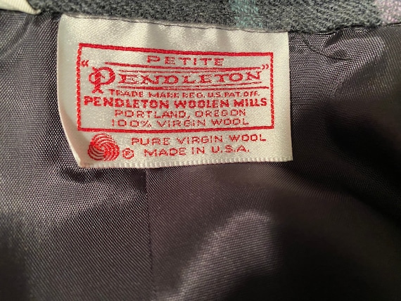80’s Pendleton Pleated Plaid Wool Skirt - Gem