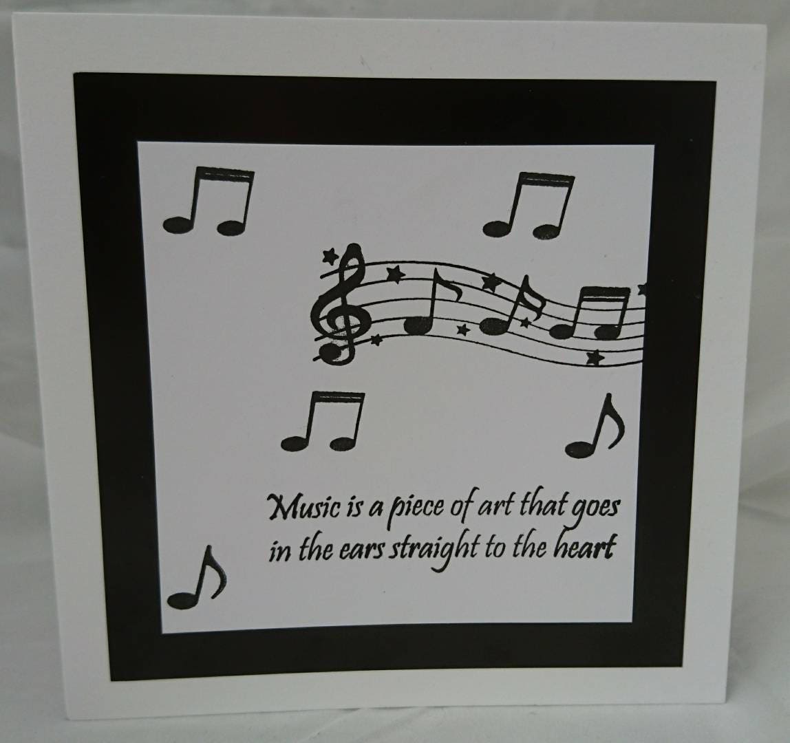 Music Notes and Quotes A6 Stamp Set by Imagine Design Create for ...
