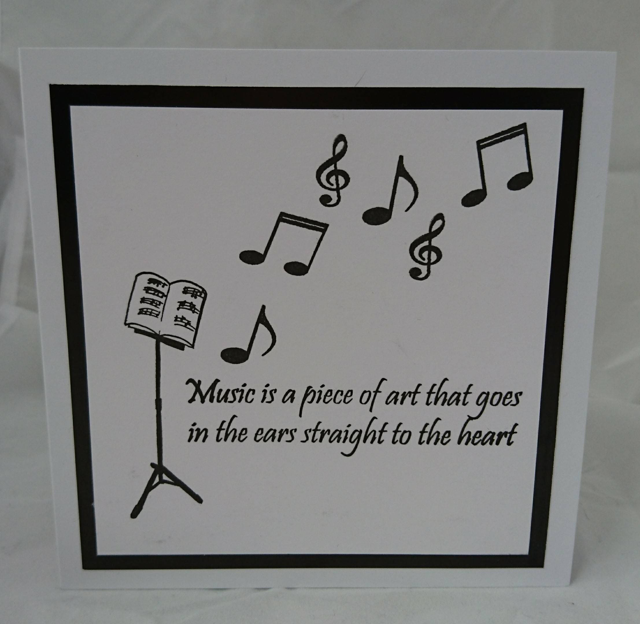 Music Notes and Quotes A6 Stamp Set by Imagine Design Create for ...