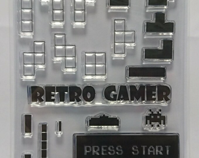 Retro Gamer A6 Stamp Set by Imagine Design Create for Stamping ...