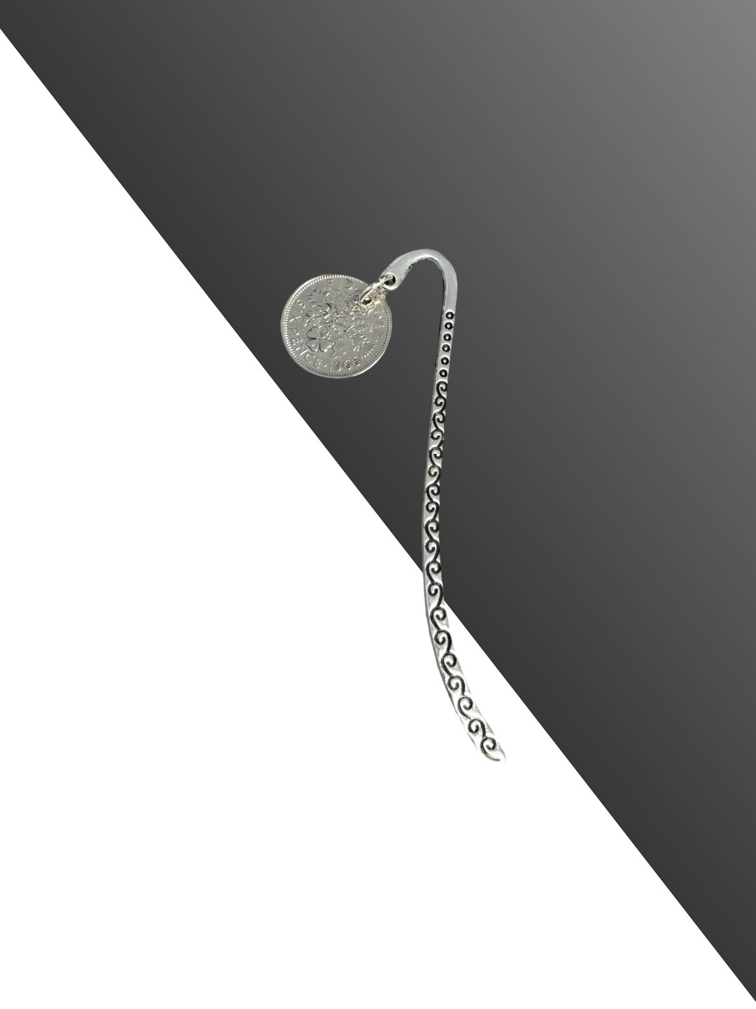 60th Birthday Gift 1966 Gift Lucky Sixpence Coin Bookmark - Etsy