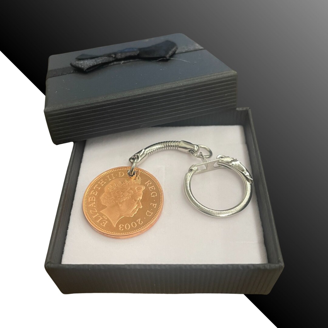 2004 21st Birthday Two Pence Coin Keyring With Box - Etsy