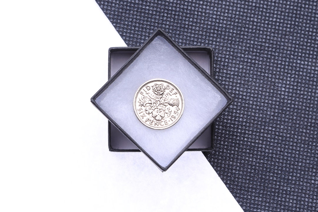 70th Birthday Gift 1954 Lucky Sixpence Coin - Etsy