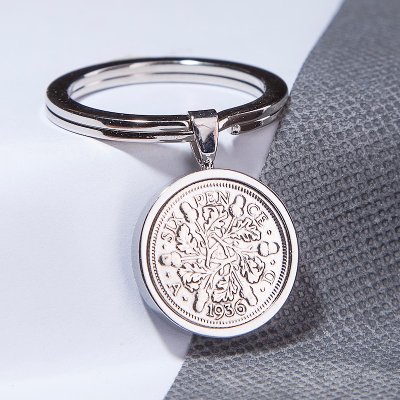 Coin Keyring 1936 - Etsy UK