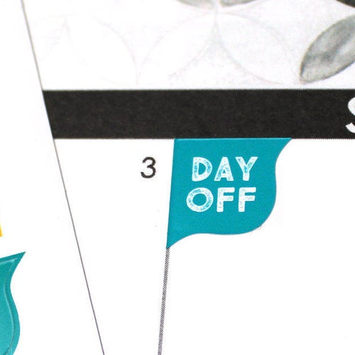 36 Half Day Corner Planner Stickers Any Corner 2022-23 Erin - Etsy