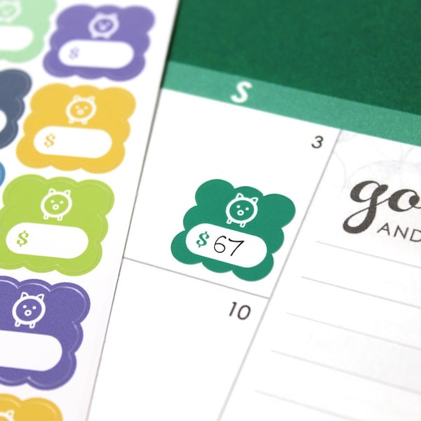 Money Planner Stickers - Etsy