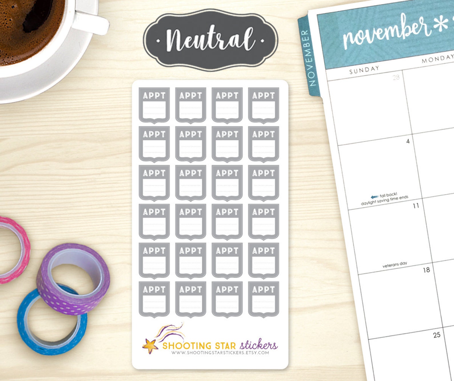 24 Appointment Reminder Planner Stickers 24 small | Etsy