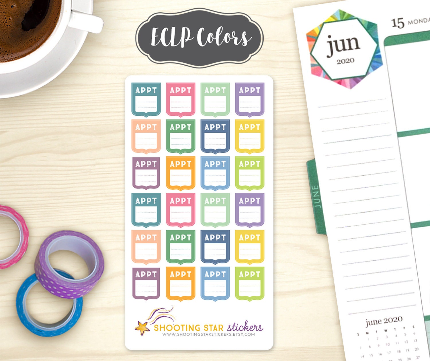 24 Appointment Reminder Planner Stickers 24 small | Etsy