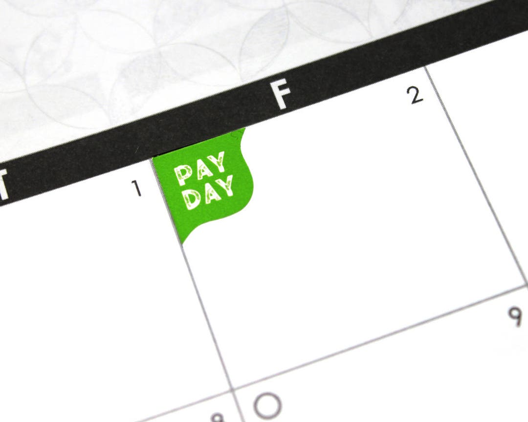 36 Pay Day Corner Planner Stickers - Payday Reminder, Pay Check Tracker ...
