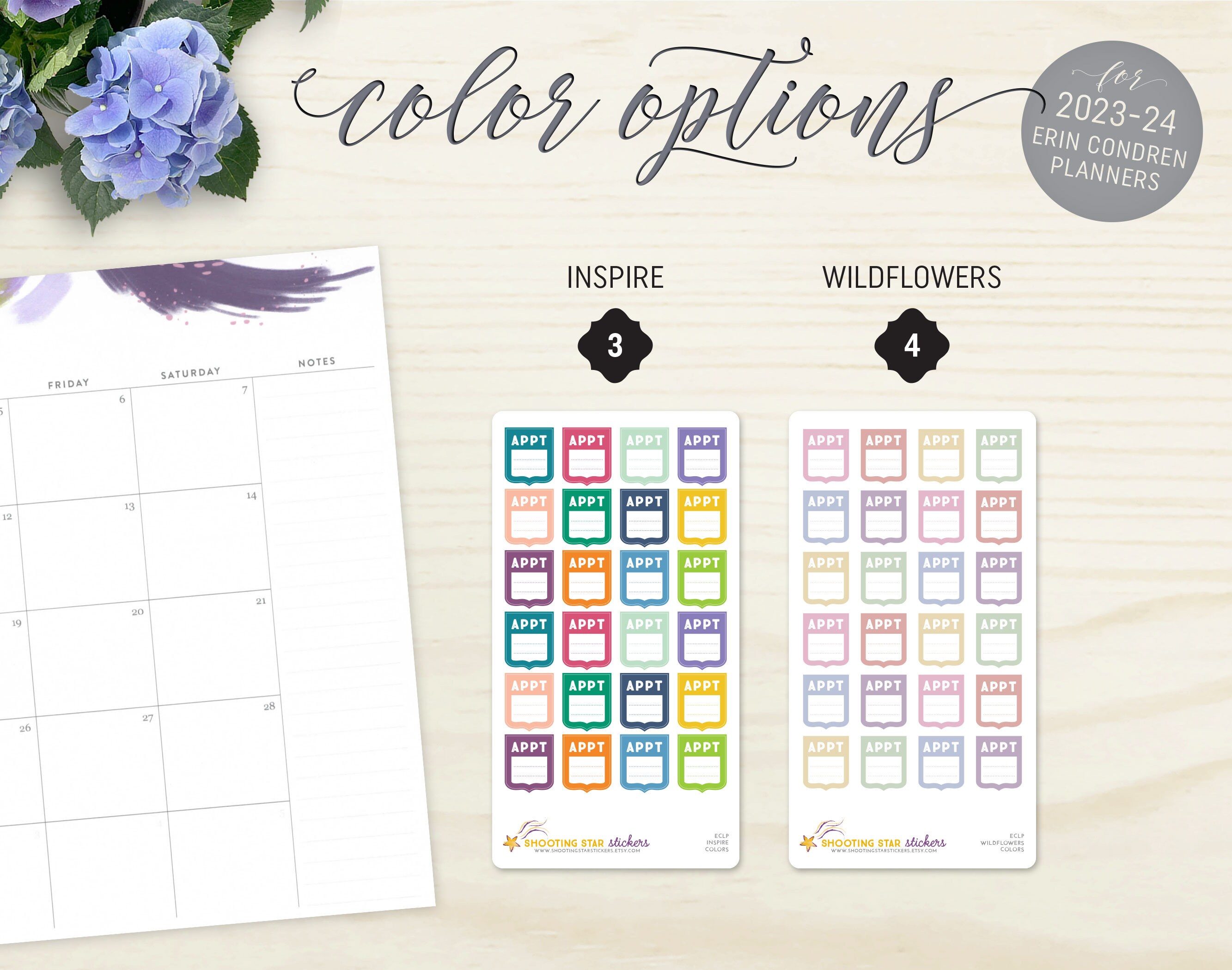 24 Appointment Reminder Planner Stickers 24 Small APPT - Etsy