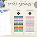 24 Homework Planner Headers Student Reminder Sticker Fits - Etsy