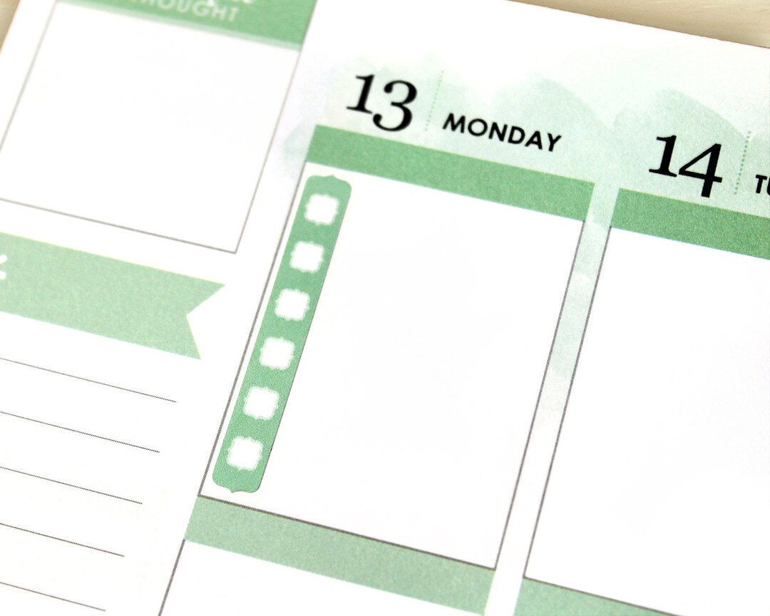 Checklist Planner Stickers, Small Checklist Strip, to Do Reminders ...