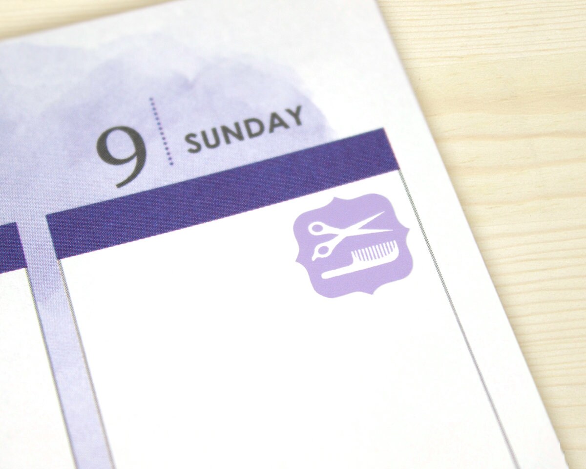 48 Hair Cut Planner Stickers Hair Salon Appointment Tracker - Etsy