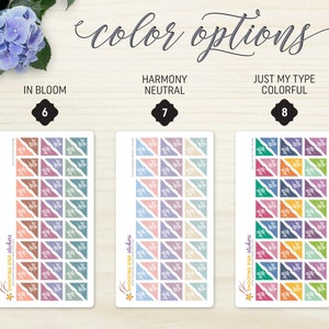 48 Day off Corner Planner Stickers, Personal Day, Holiday or Vacation ...