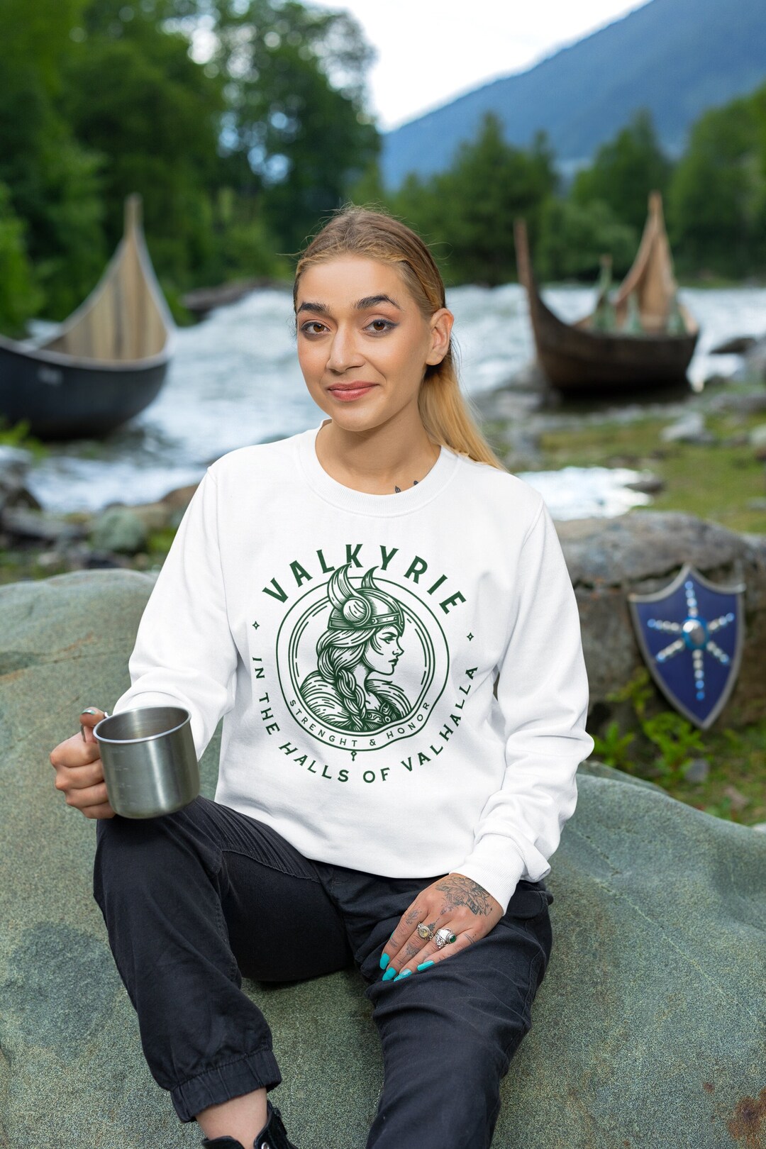 Valkyrie Sweatshirt, Norse Mythology, Valhalla Shirt - Etsy