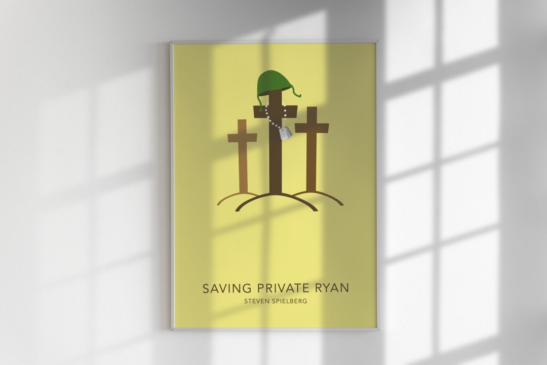 Saving Private Ryan Minimalist Poster Minimalist Poster - Etsy