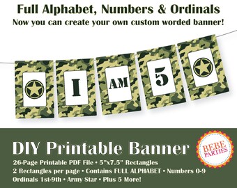 Camo alphabet | Etsy